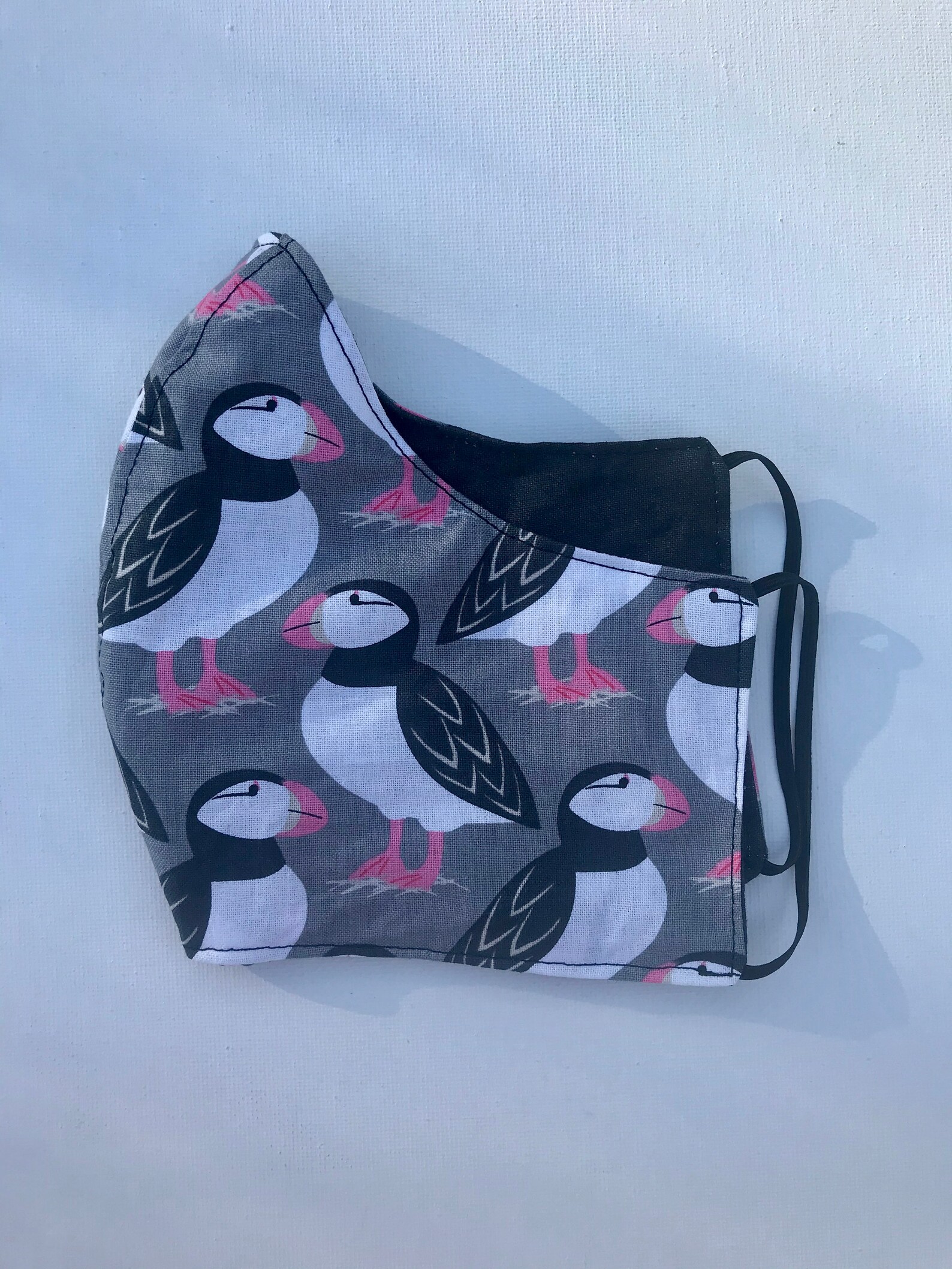 Puffin Face Mask Summer Face-mask Face Mask Fabric Face - Etsy
