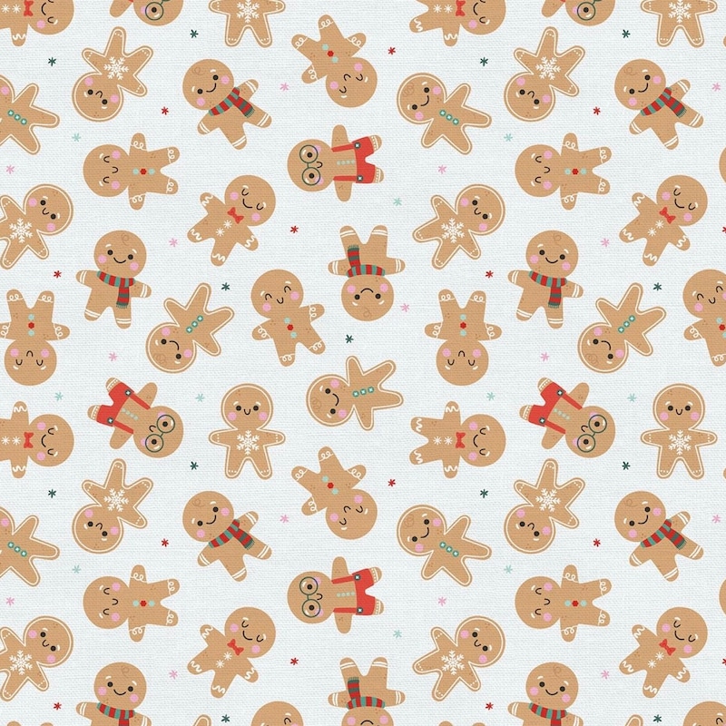 Gingerbread Fabric - Etsy
