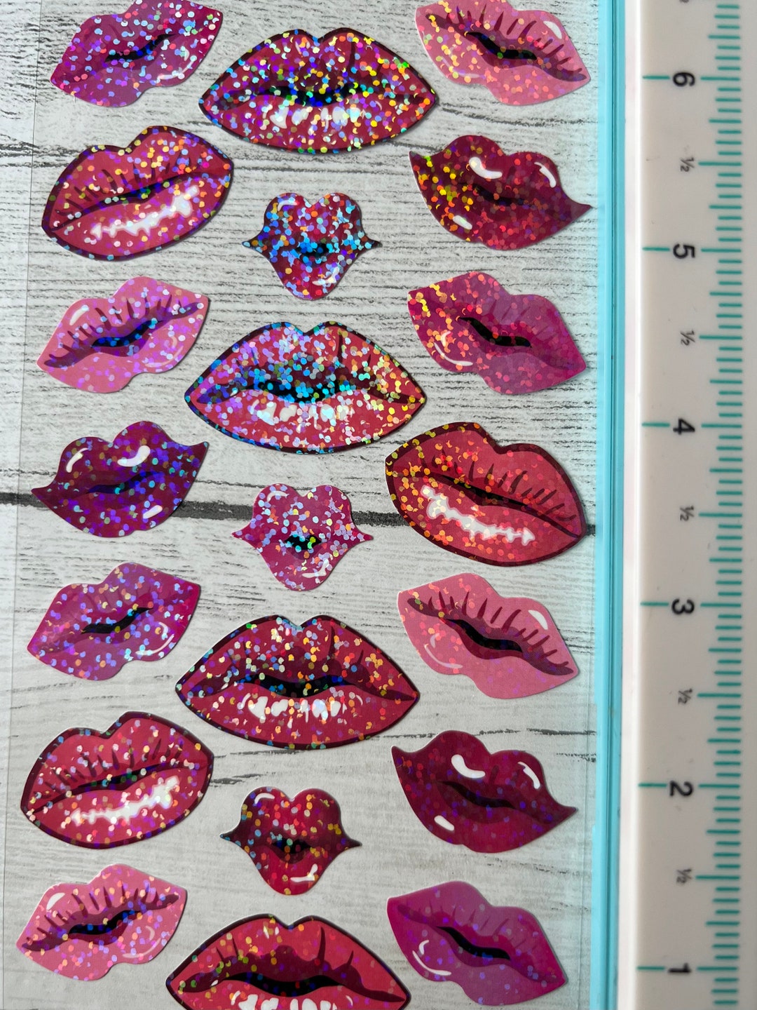Lips Stickers, Kissing Stickers, Stickers - Etsy