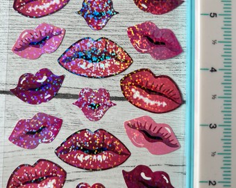 Lips Kiss Vinyl Decal Sticker - Etsy
