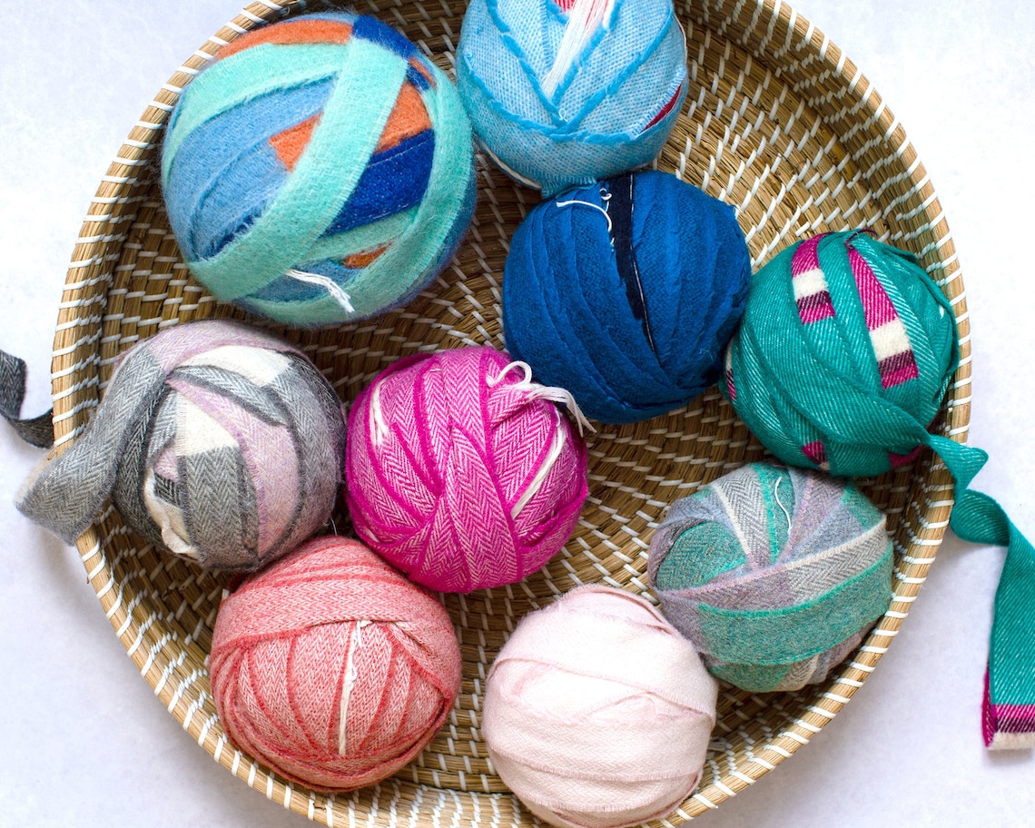 100% Wool Rag Rug Blanket Yarn Selvedge Strips mixed Colours - Etsy