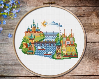 Prague Cross Stitch - Etsy