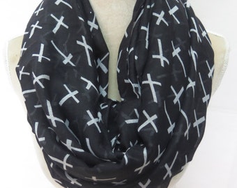 Cross scarf | Etsy
