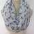 Navy Music Notes Print Infinity / Long Scarf Women's Accessories Gift ...