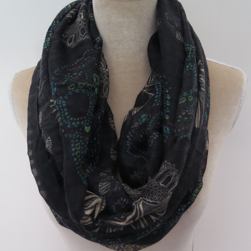 Skull Scarf - Etsy