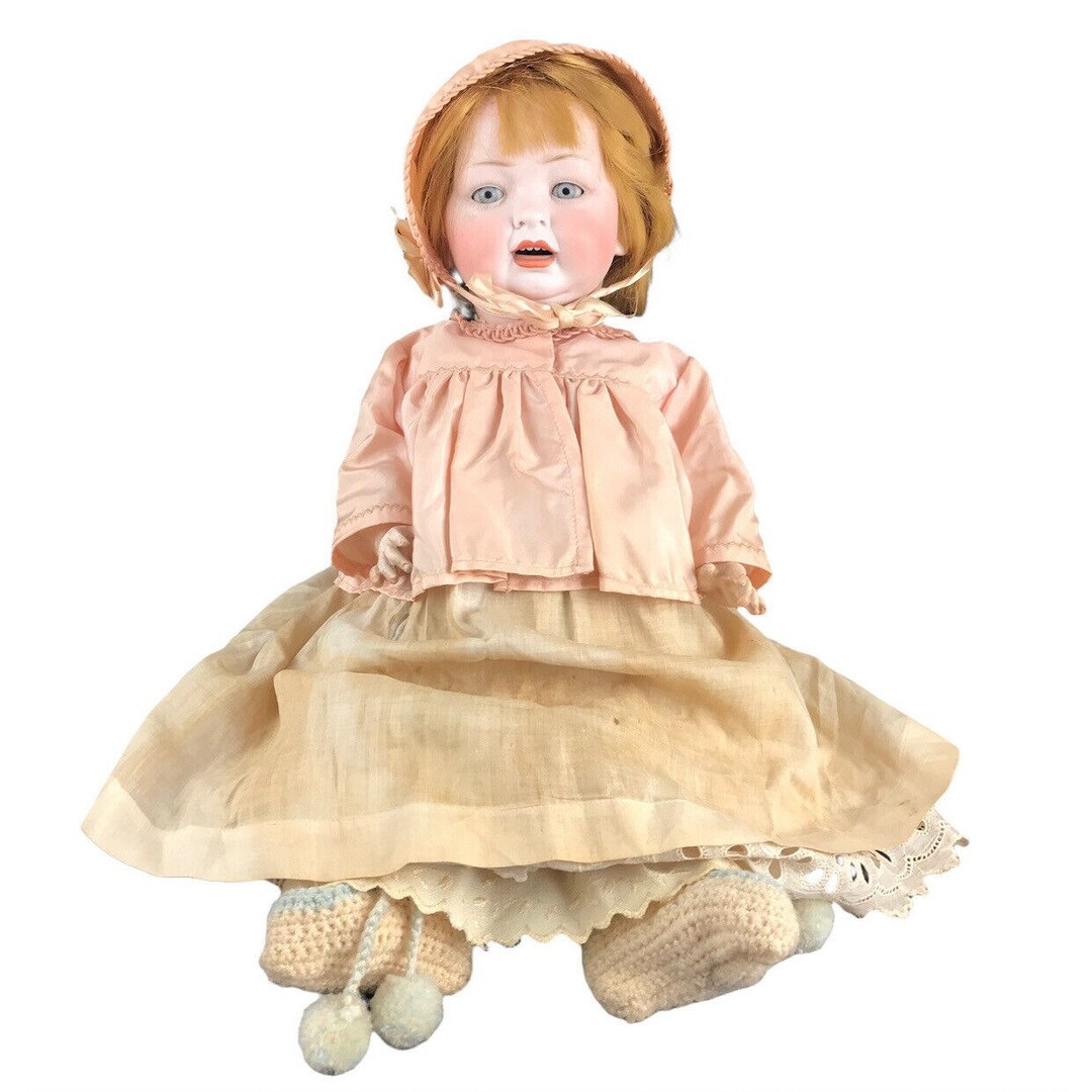 Antique 152 L.W. & Co. 11 Louis Wolf German Bisque Composition Baby ...