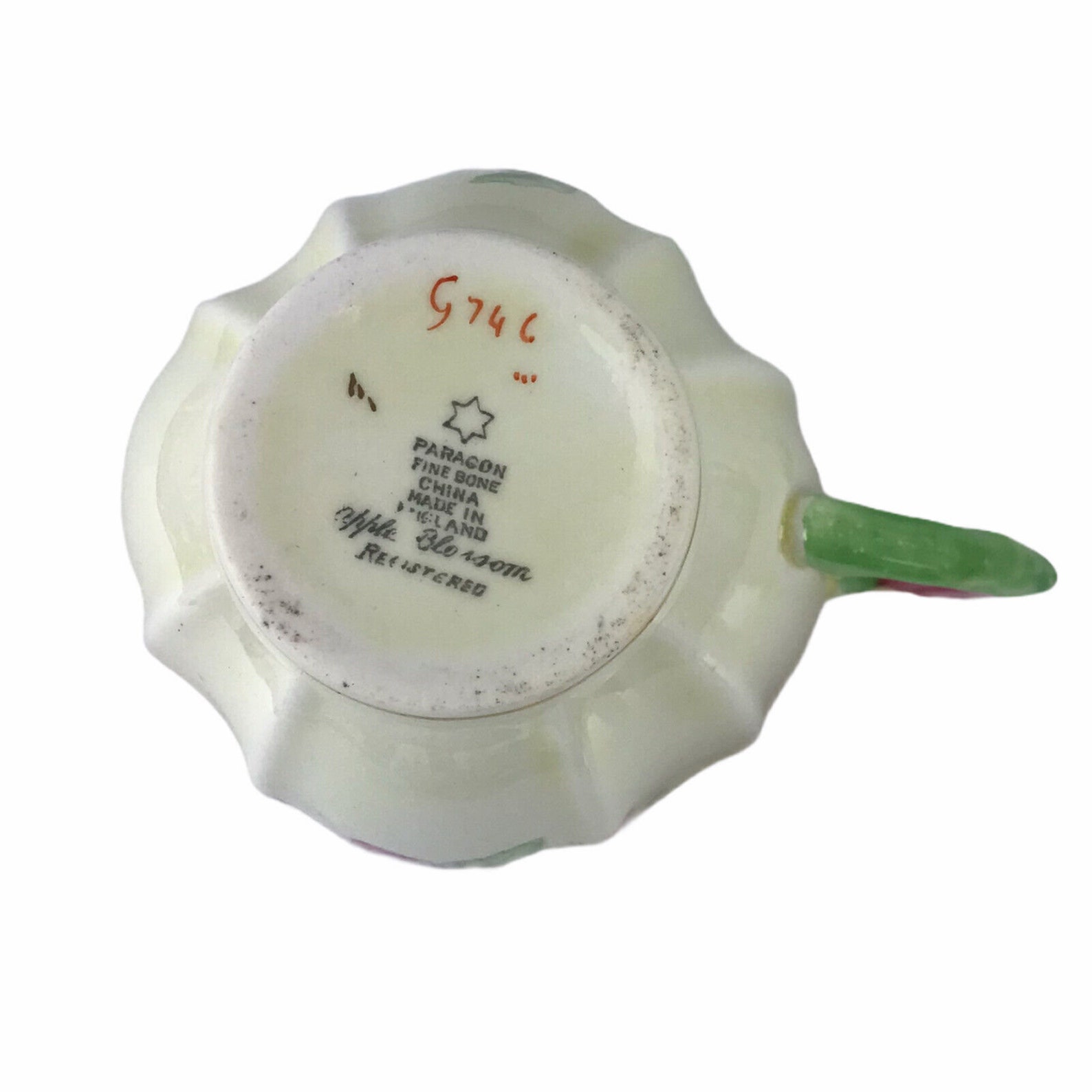 Vintage Paragon England Figural Apple Blossom Handle Teacup & - Etsy