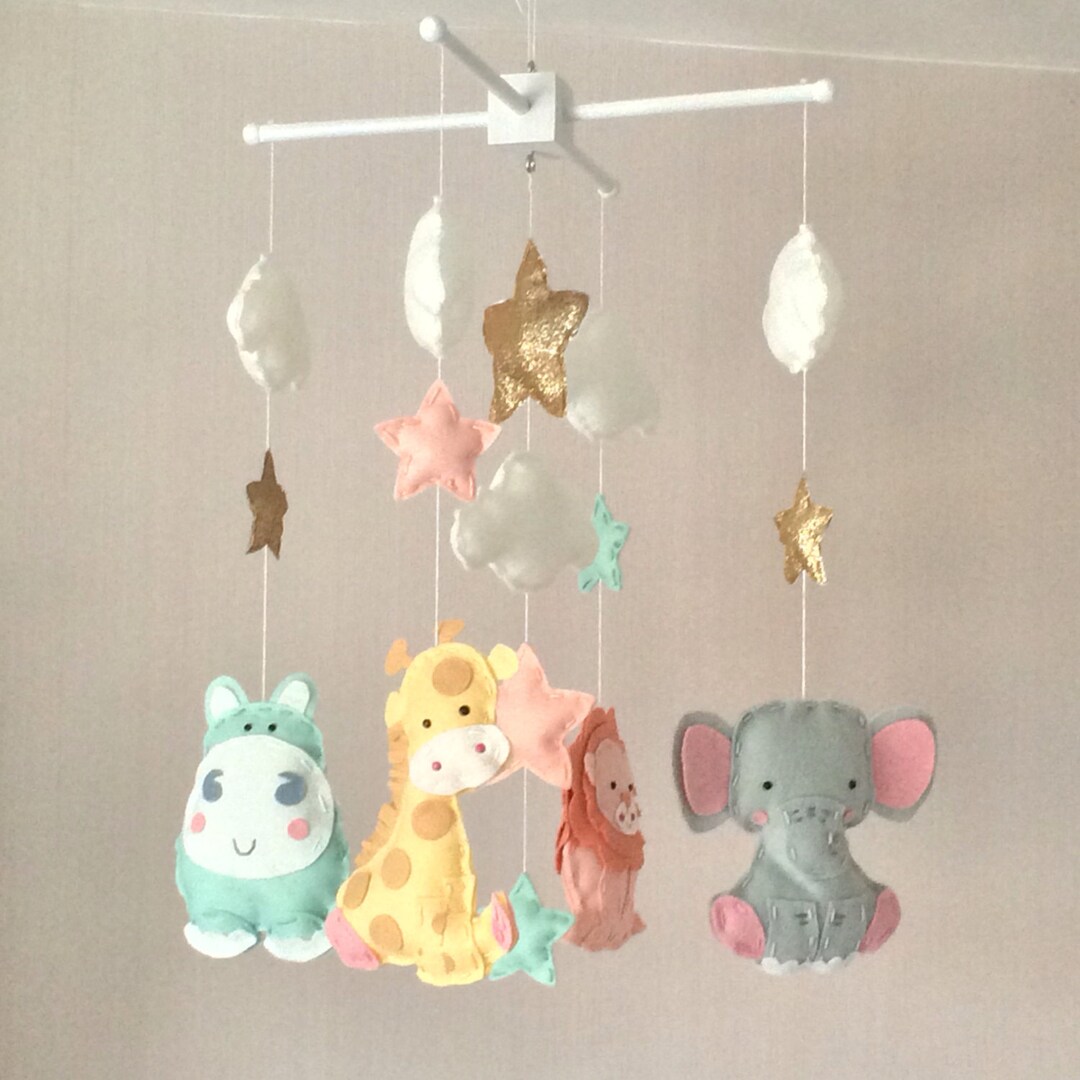 Baby Mobile Baby Boy Mobile Crib Mobile Elephant Mobile - Etsy