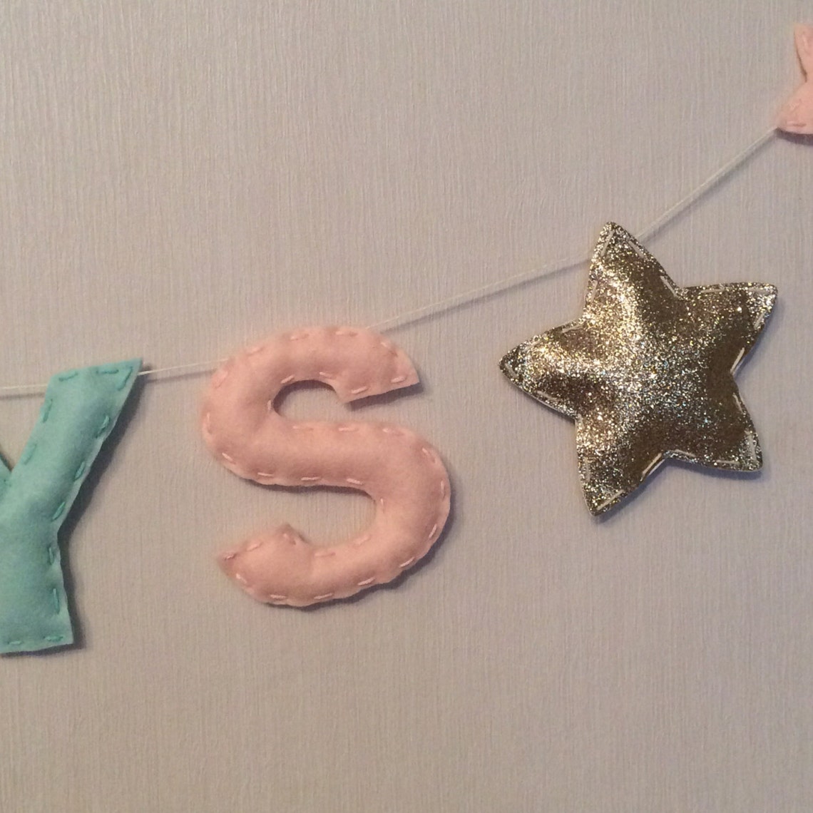 Name Sign Name Plaque Mini Bunting personalised Bunting | Etsy