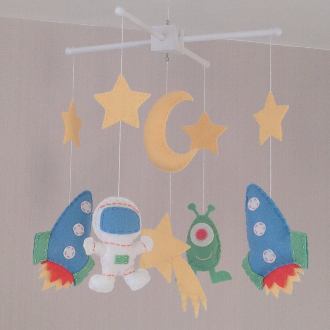 Space Mobile - Baby Mobile - Baby Boy Crib Mobile - Cot Mobile -nursery ...