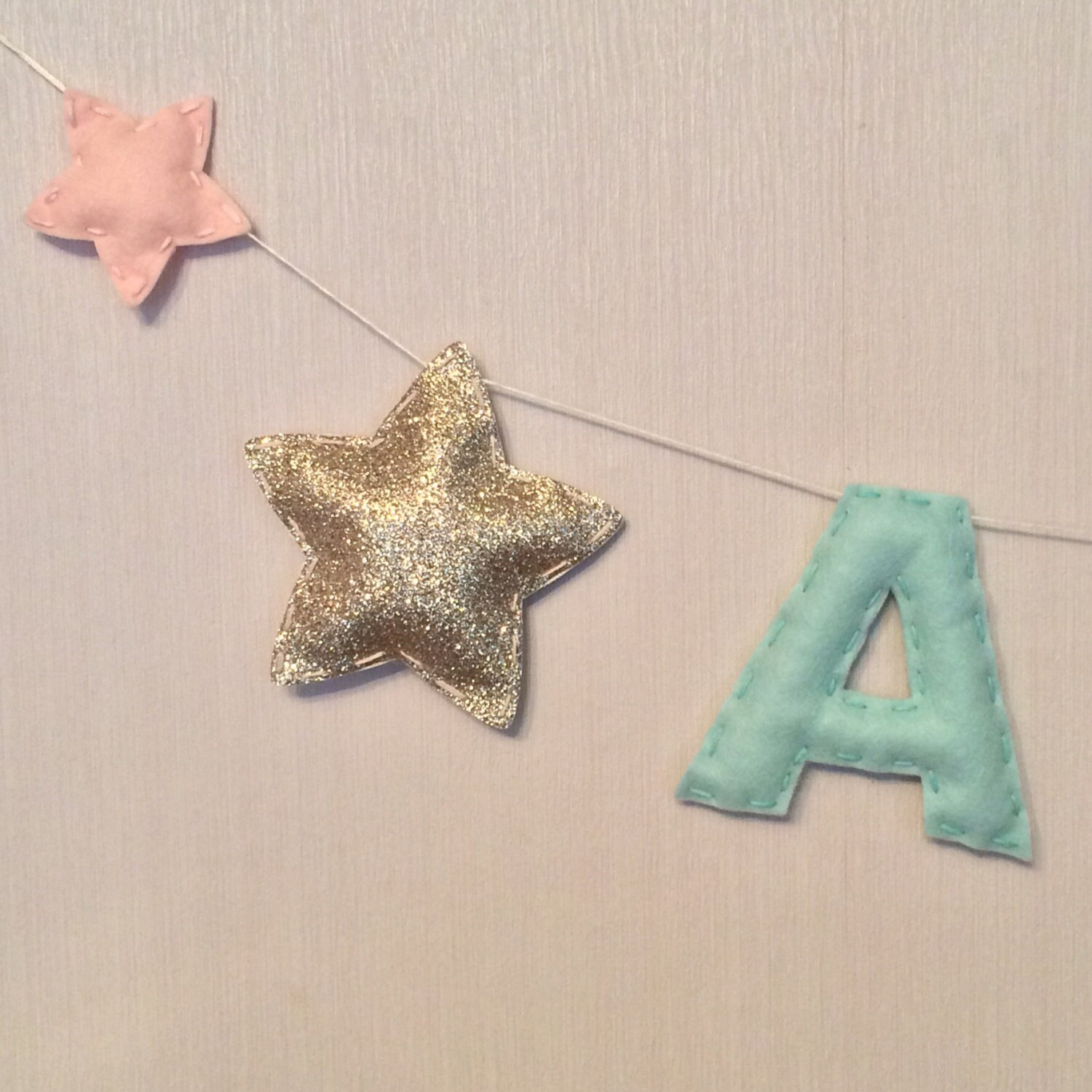 Name Sign Name Plaque Mini Bunting personalised Bunting | Etsy