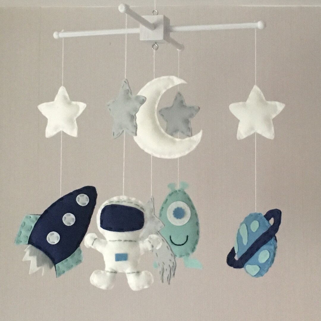 Space Mobile - Baby Mobile - Baby Boy Crib Mobile - Cot Mobile -nursery ...