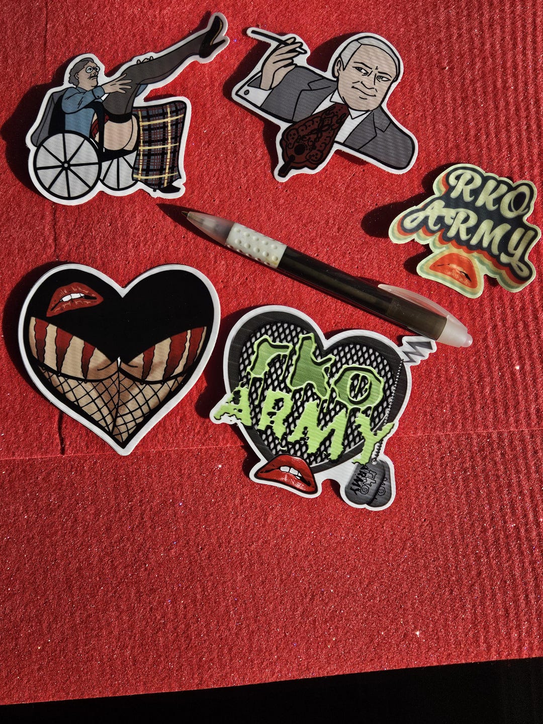 Rocky Horror Stickers, Lips Stickers, Cult Movie Slaps; Punk Rock Vinyl ...
