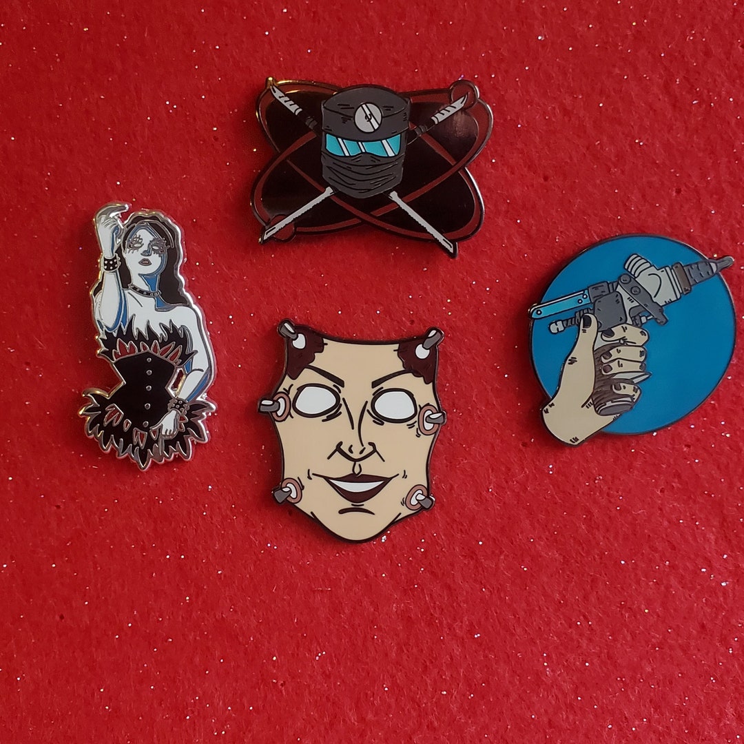 Repo the Genetic Opera Enamel Pin, Horror Movie Pin, Goth Lapel Pin ...