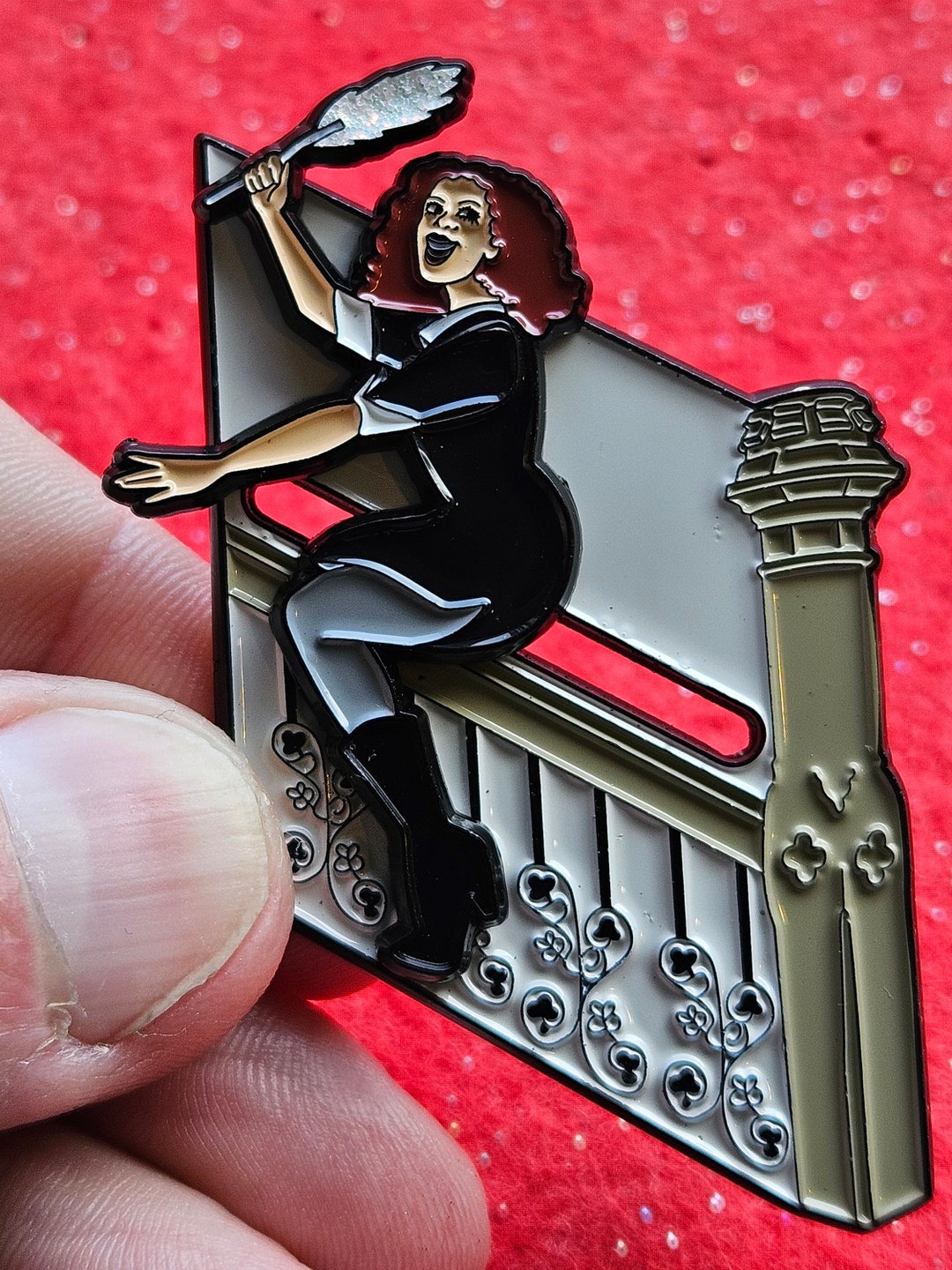 Magenta Sliding Enamel Pin: Rocky Horror Picture Show Time Warp - Etsy