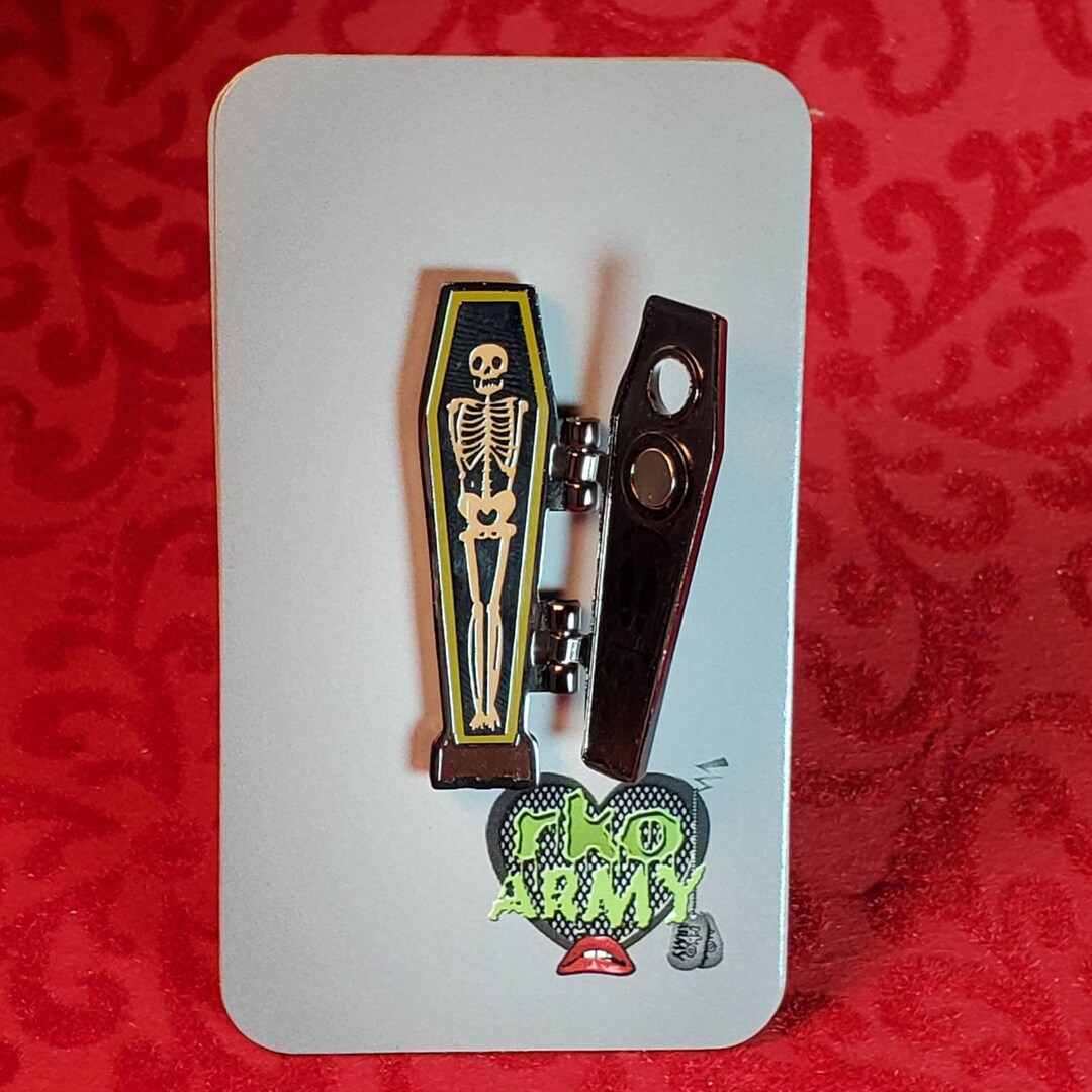 Rocky Horror Coffin Hard Enamel Pin Coffin Jewelry Coffin Pin Casket ...