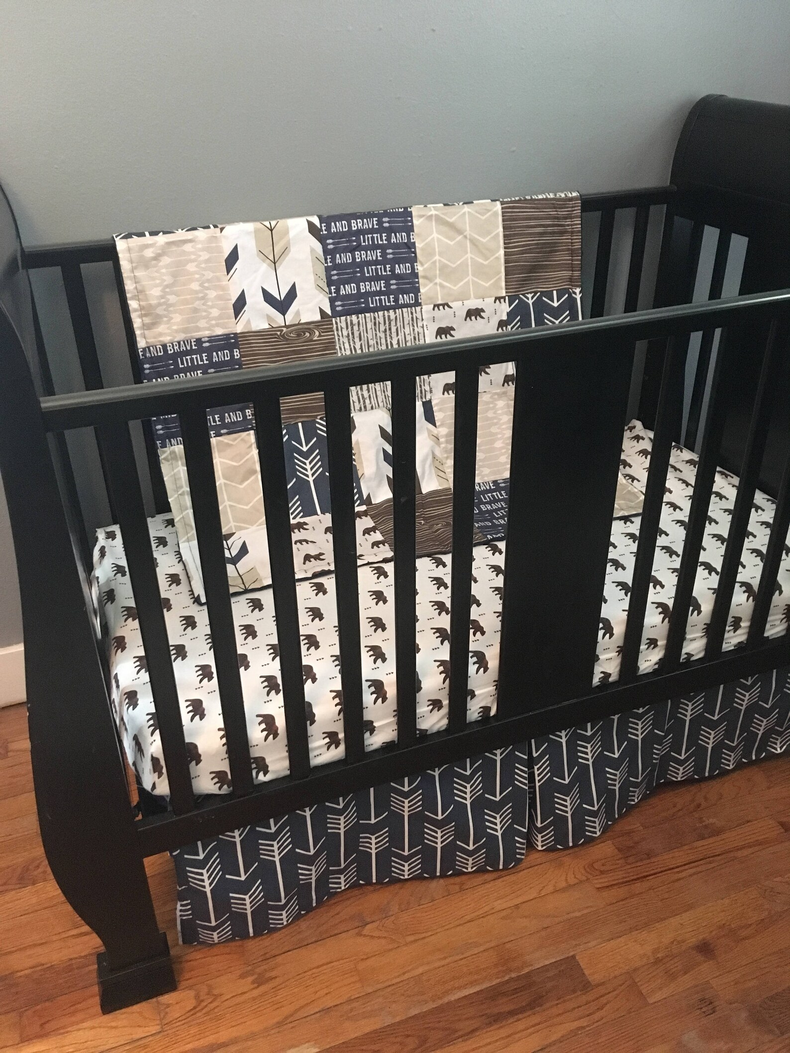 Custom Crib Bedding Set Made to Order Woodland Set With - Etsy