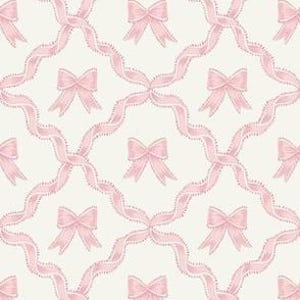 Baby Girl Bedding Set in Pink With Bows, Classic Baby Girl Nursery in ...