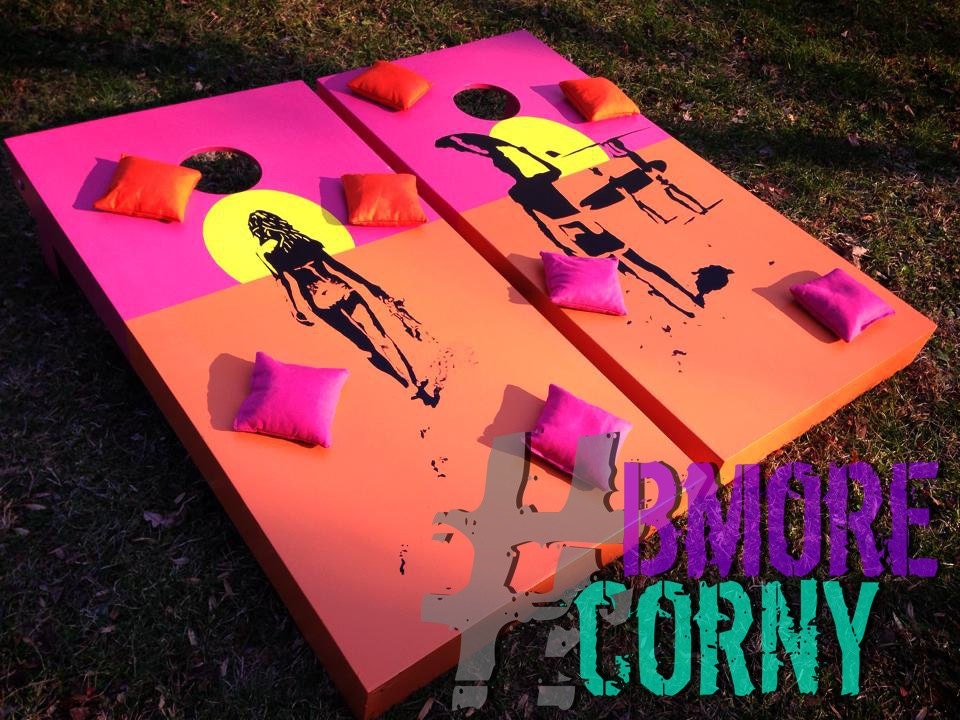 CUSTOM PAINTED summer Forever Cornhole Set - Etsy