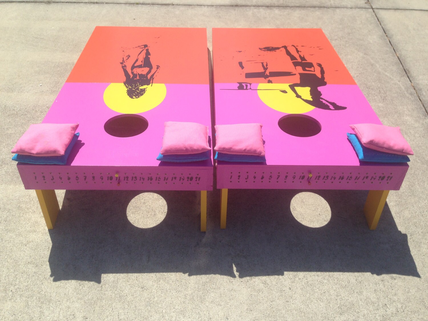 CUSTOM PAINTED summer Forever Cornhole Set - Etsy