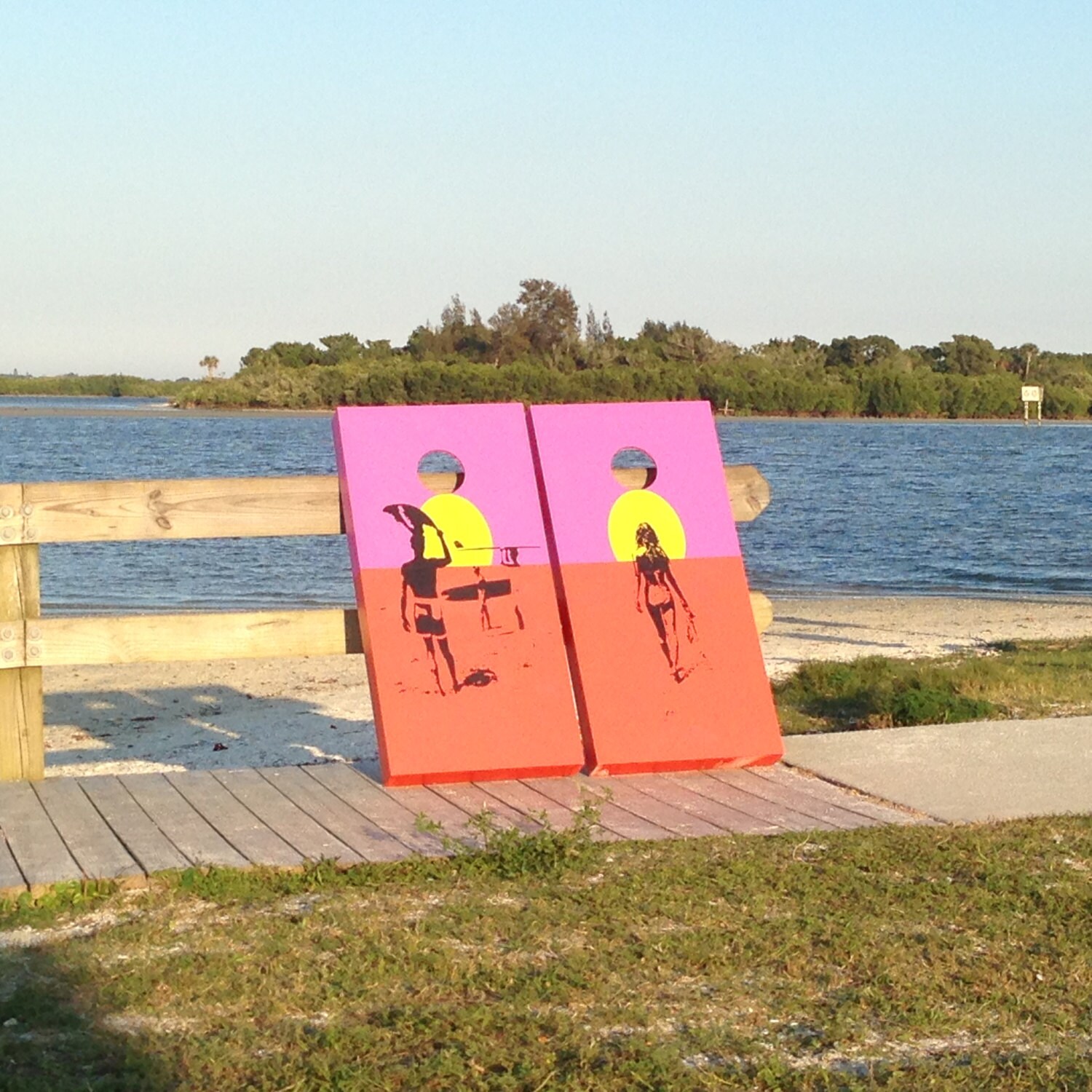 CUSTOM PAINTED summer Forever Cornhole Set - Etsy