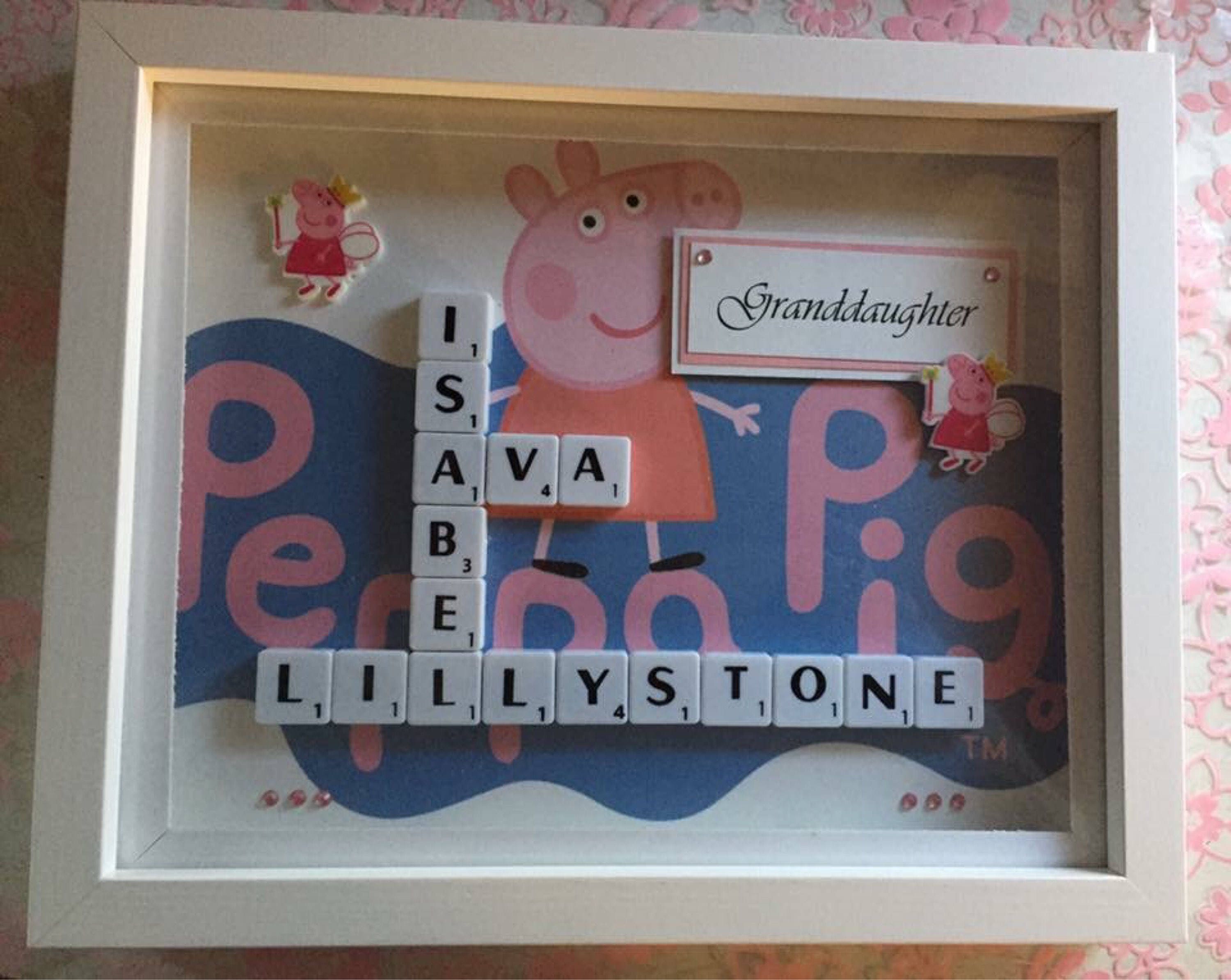 Personalised Character Scrabble Frame - Etsy
