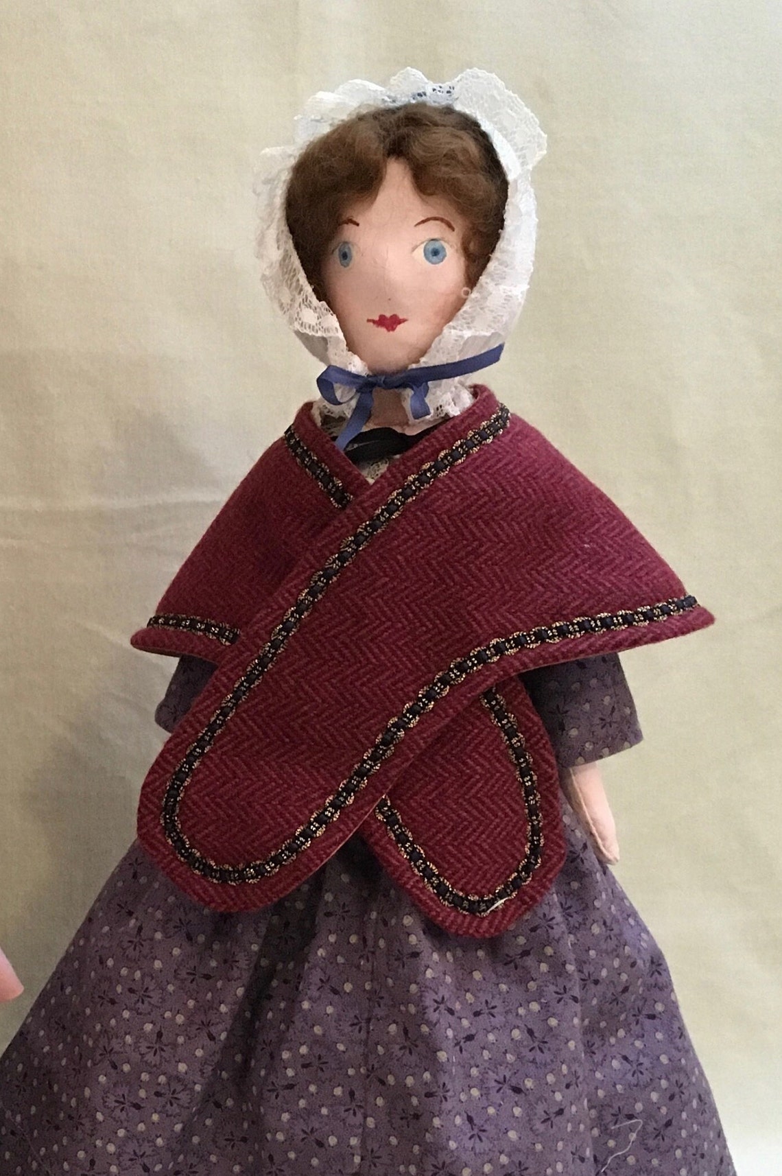 19th C Style Woolen Mantle for Your Doll - Etsy