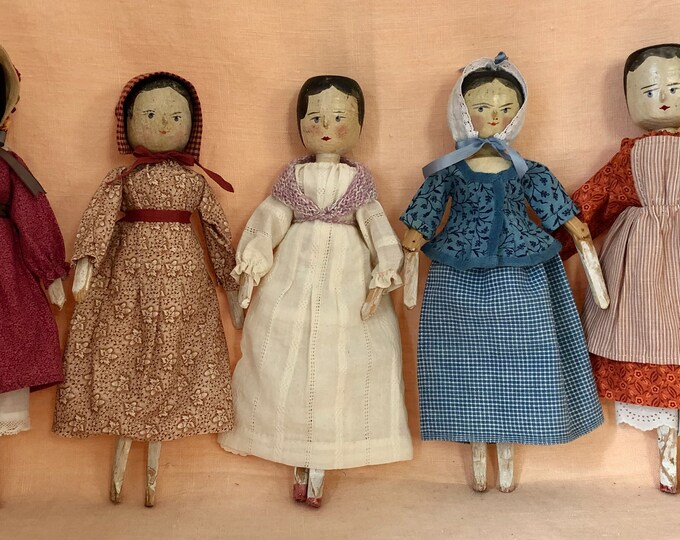 Well Dressed Penny Wooden Dolls - Etsy