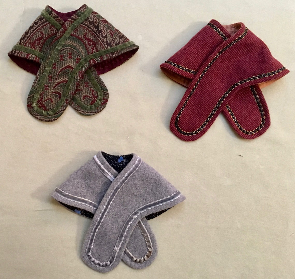 19th C Style Woolen Mantle for Your Doll | Etsy