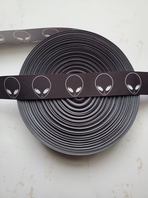 Sci Fi Ribbon Alien horror ribbon grosgrain ribbon alien | Etsy