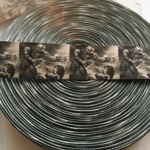 Horror Ribbon, Classic Horror, Movie Monster, Grosgrain Ribbon - Etsy