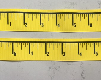 School Ruler Ribbon | Etsy
