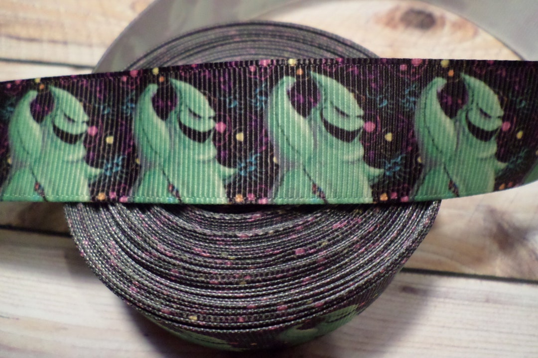Horror Ribbon, Oogie Boogie Ribbon, Grosgrain Ribbon, Halloween, Fandom ...