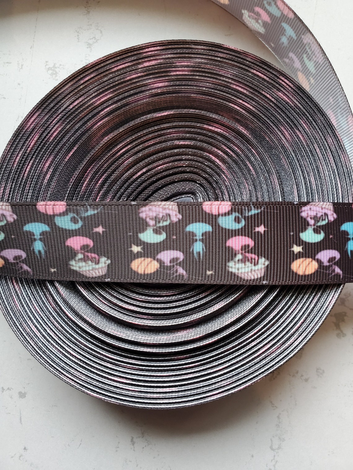Sci Fi Ribbon Alien Horror Ribbon Pastel Goth Pastel | Etsy