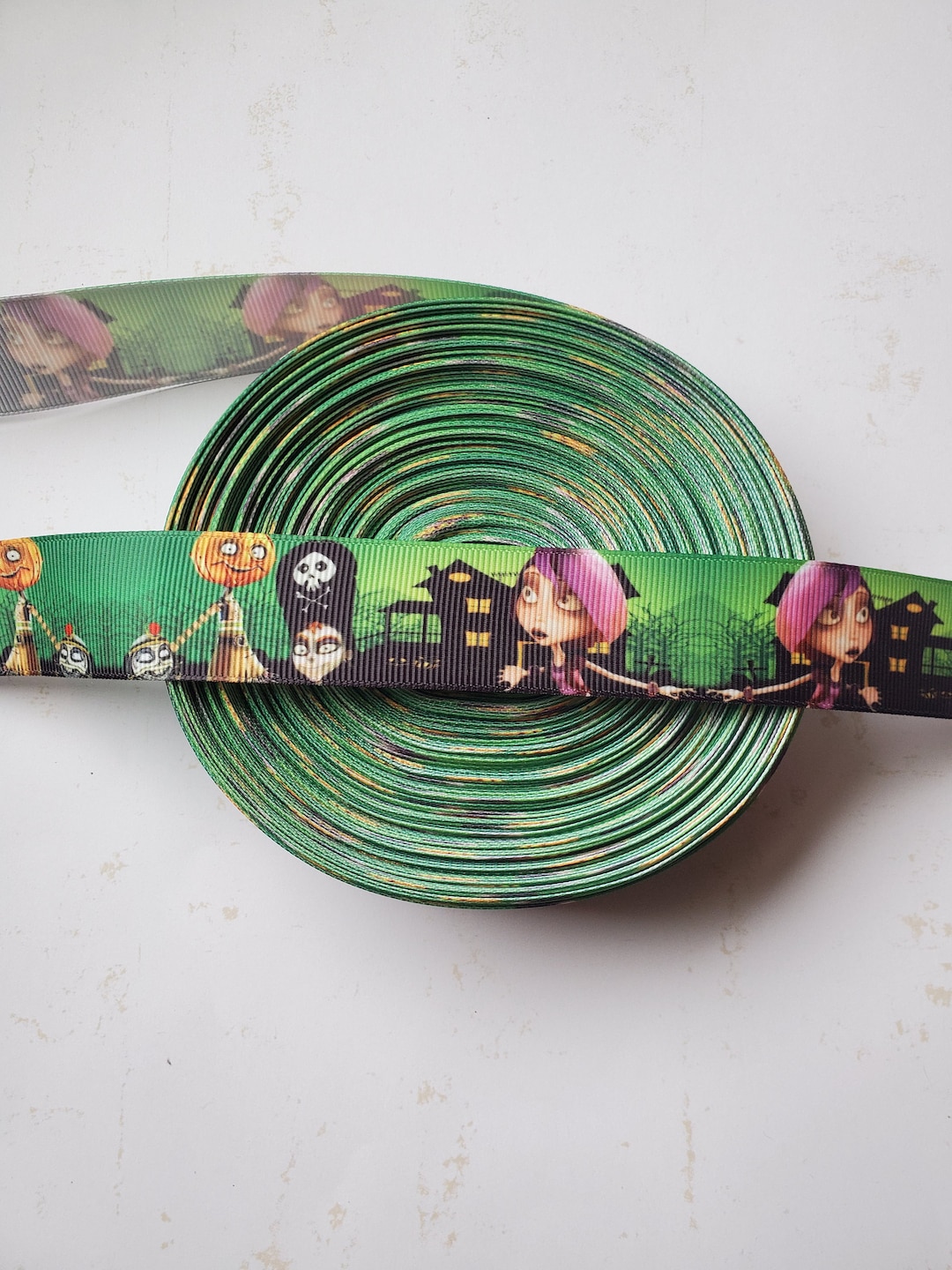 Fandom Ribbon Horror Ribbon Grosgrain Ribbon Halloween - Etsy