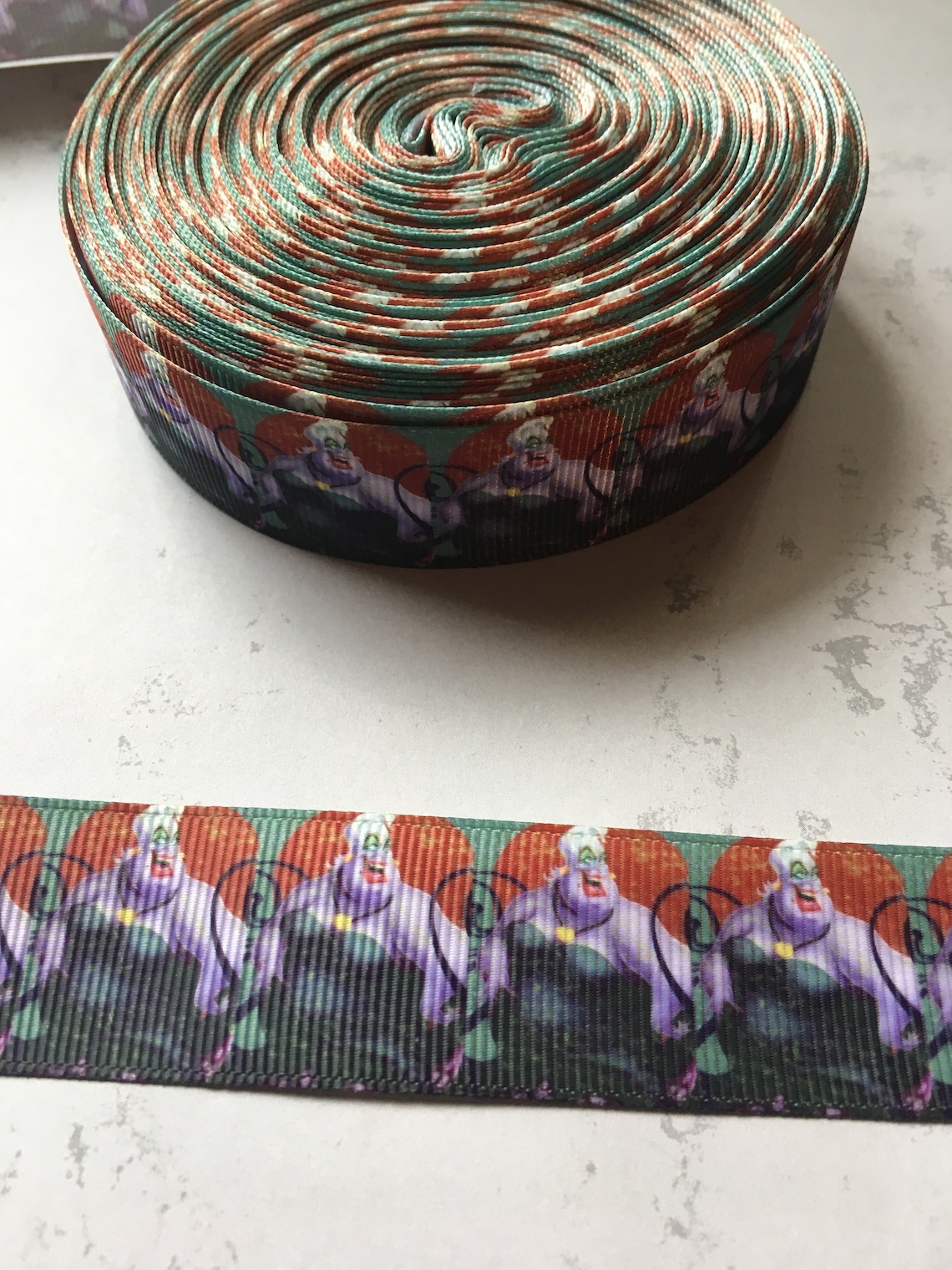 Cartoon Ribbon 1 Grosgrain Ribbon Fairy Tale Villans | Etsy