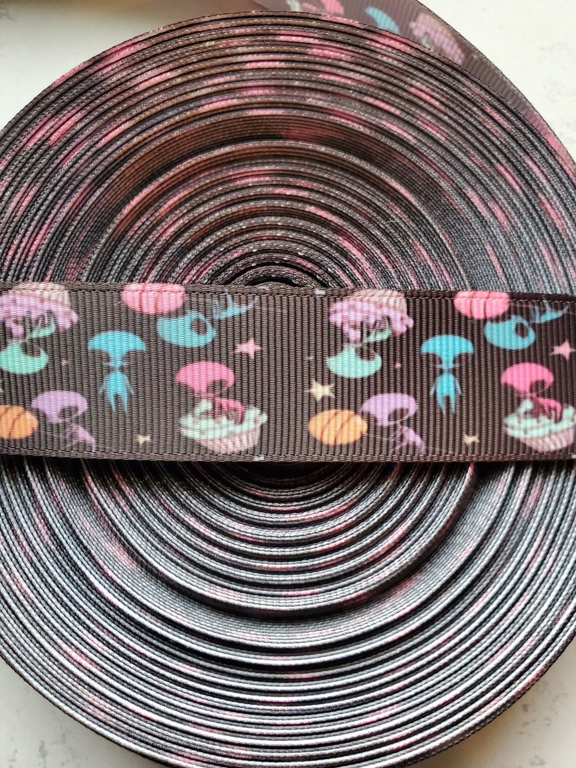 Sci Fi Ribbon Alien Horror Ribbon Pastel Goth Pastel | Etsy