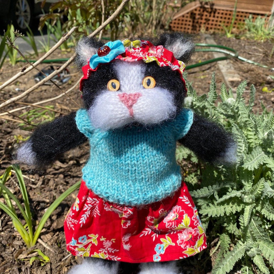 Design Your Own Bethany Cat Black and White Cat, Black & White Cat Doll ...