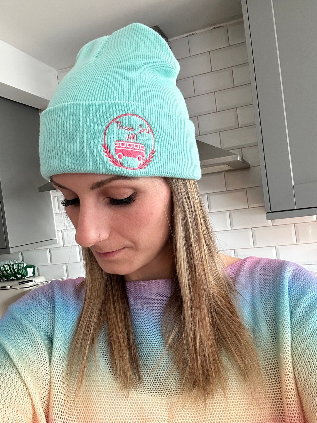 These Girls VAN Beanie Hat - Etsy UK