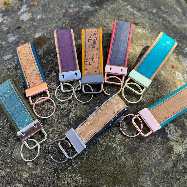 Cork Keychain - Etsy