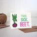 Birthday Card This. Sick. Beet. - Etsy