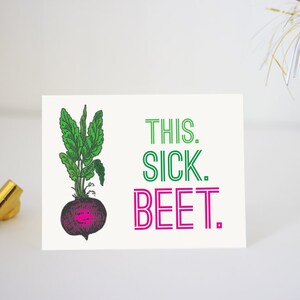 Birthday Card This. Sick. Beet. - Etsy