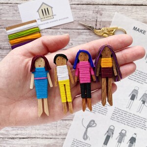 Make Your Own Worry Doll Kit | Kids Stocking Stuffer | Kids Craft Kit ...