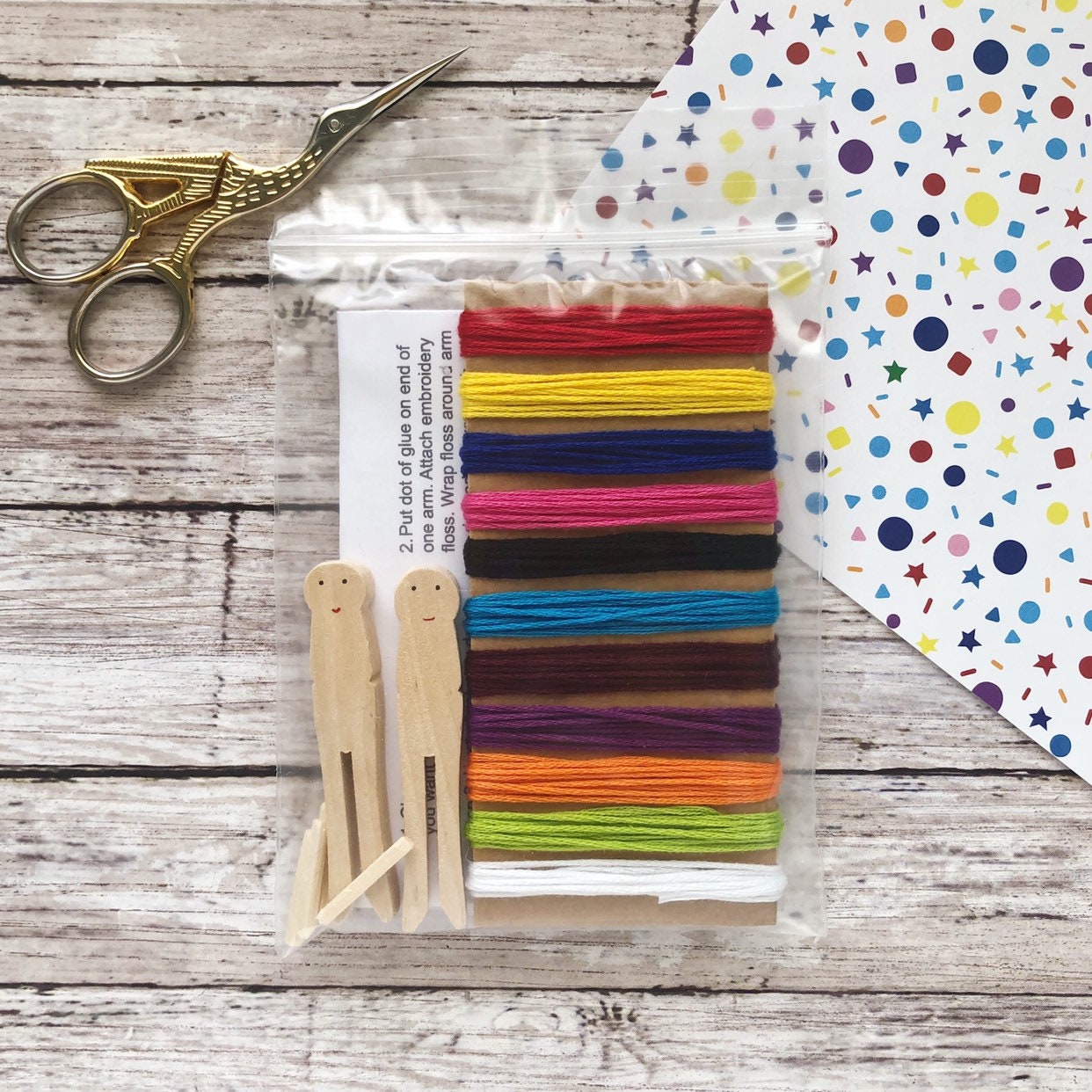 Make Your Own Worry Doll Kit | Kids Stocking Stuffer | Kids Craft Kit ...