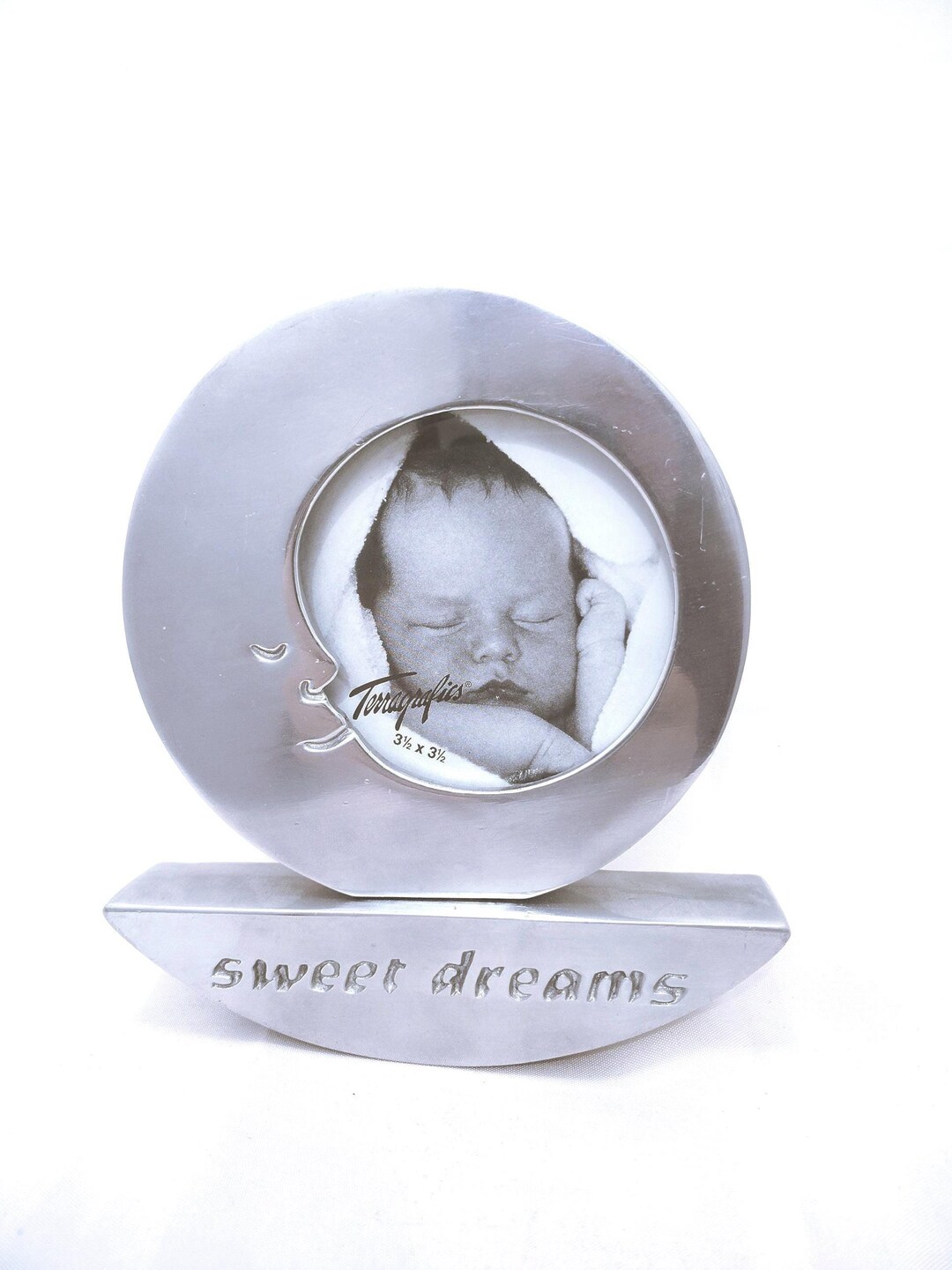 Vintage Rocking Photoframe NWT “sweet Dreams” Silver Moon Baby Frame by ...