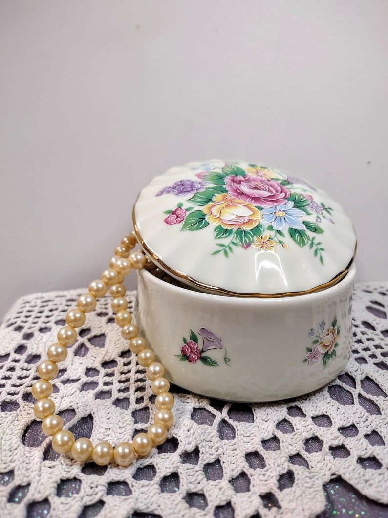 Vintage Heritage House Music Trinket Box Jewelry Collectors Edition ...