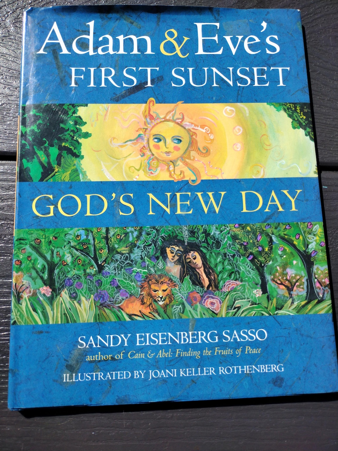 Vintage Children Book "adam and Eve First Sunset God's New Day" Sandy ...