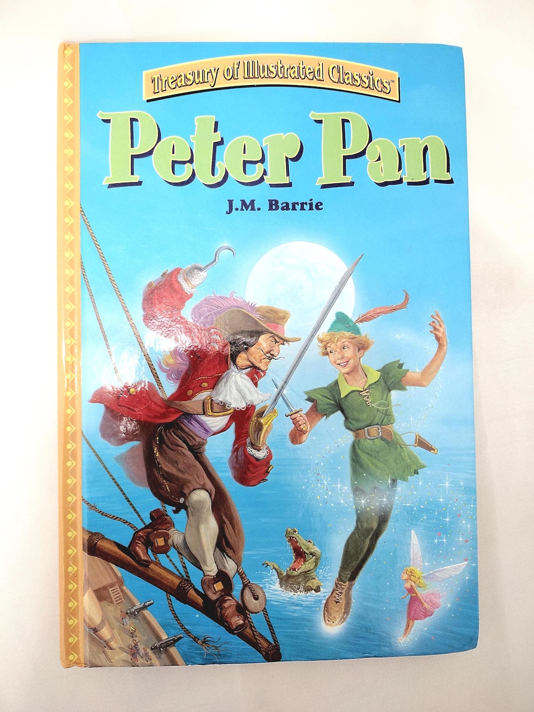 Peter Pan Collectible Library Book Treasury of Illustrated Classics J.M ...