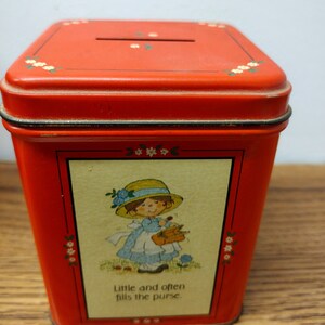 Vintage Tin Hallmark Piggy Bank Can Made in the USA Collectibles Home ...