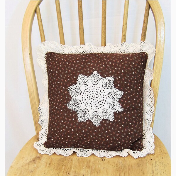 Doily Pillow - Etsy